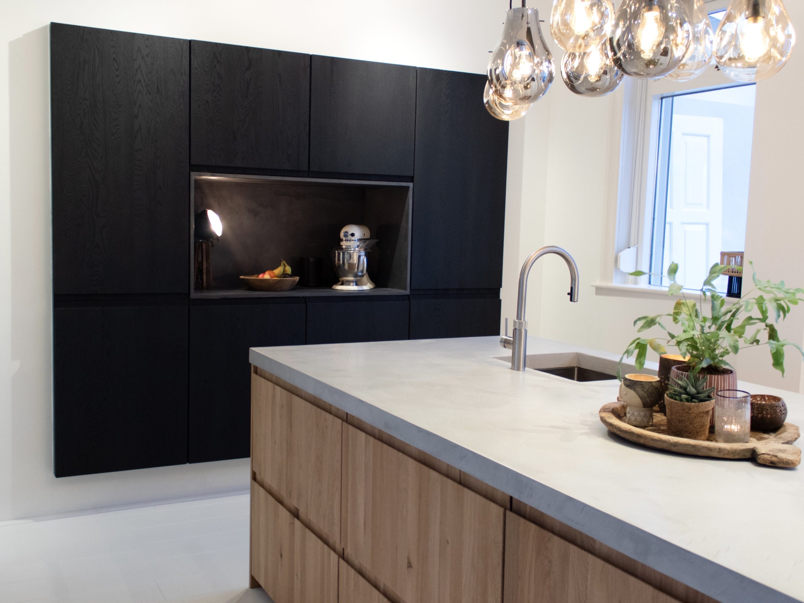 Chique landelijke familiekeuken - Houtcuisine